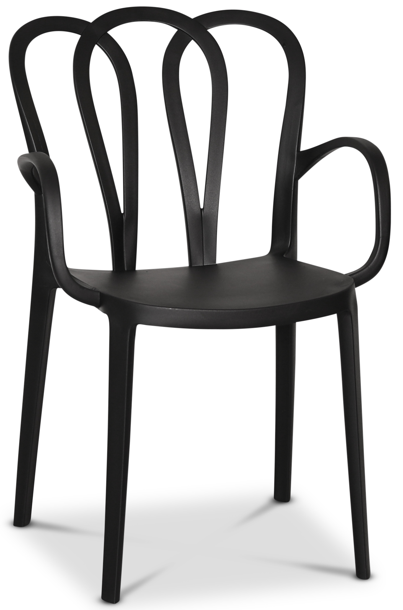 Thornet spisestuestol stabelbar - Sort (plastik) - 469 DKK - Havestole ...